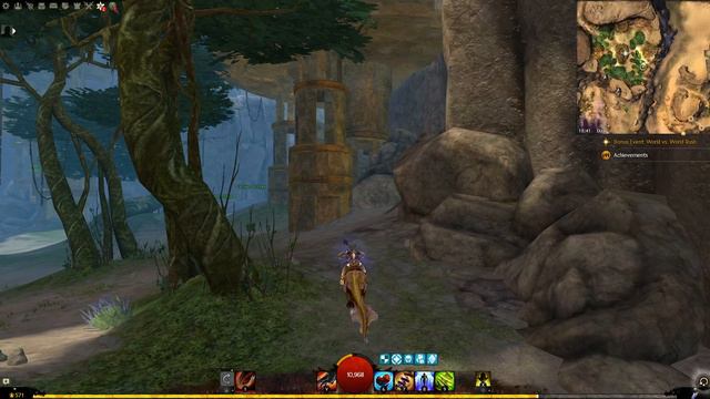 Jumping Puzzle - Jahai Bluffs - Displaced Tower (Springer & Raptor) (Guild Wars 2)