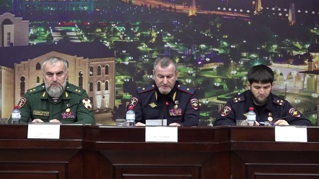 В МВД по ЧР обсудили готовность к обеспечению правопорядка во время празднования Дня города