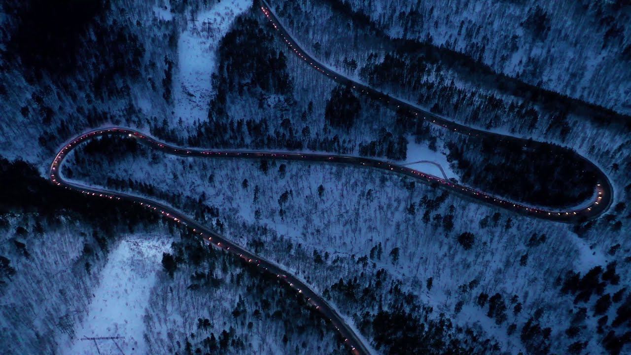 Пробка на Тещином языке между Дивногорском и Красноярском. Трасса Р257 (ранее ТМ 54 Енисей)