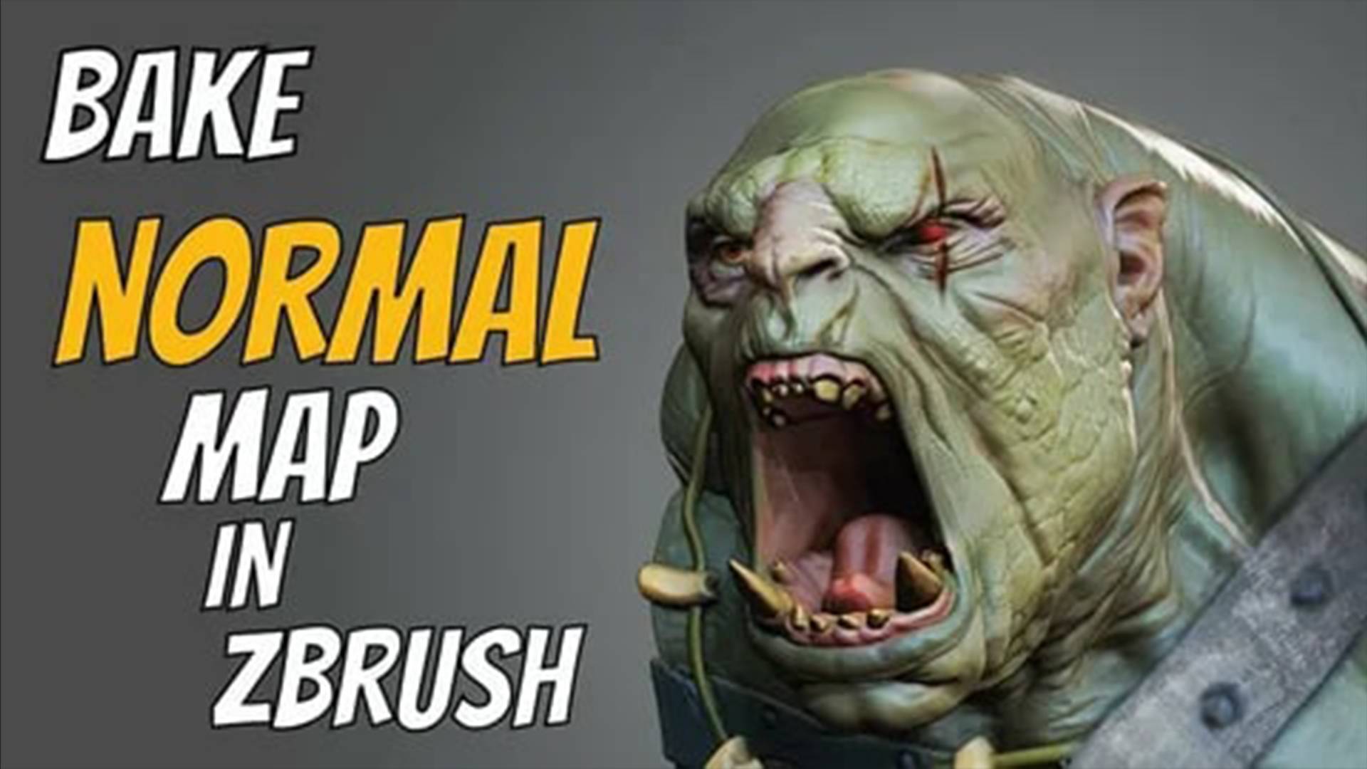 Секреты ZBrush - Как создать И Экспортировать Карту Нормалей