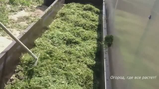 Высокие очень тёплые грядки из ДПК для арбузов