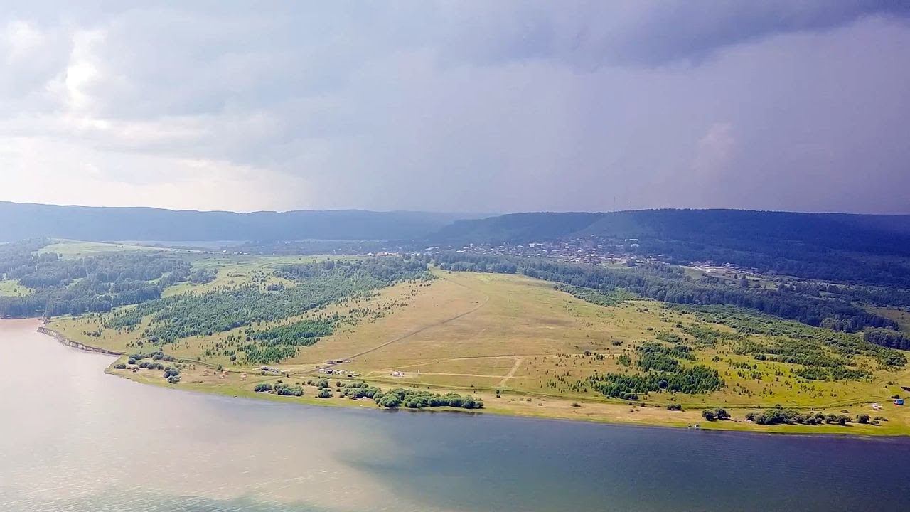 Небольшой полет над Красноярским морем в окрестностях Даурского