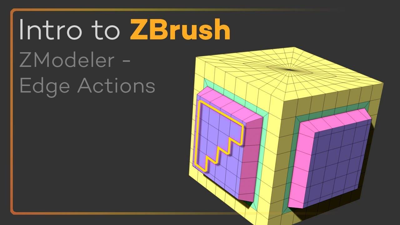 Введение к ZBrush 032 - ZModeler Polygon Actions!