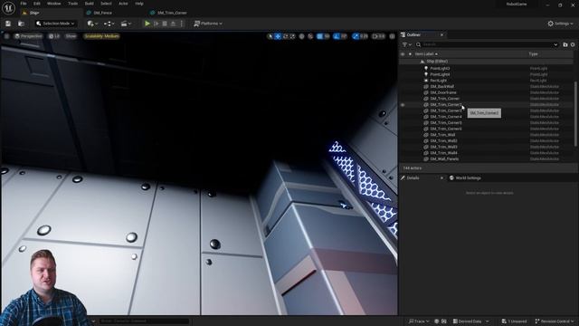 15. Outliner Organized. GAME DEV ACADEMY Unreal Engine 5