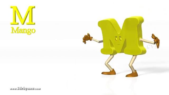 A for Apple  - 3D Animation