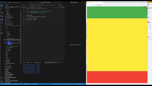 Видео 3 - Делим чердак на области - Flutter виджеты Image.asset, Text
