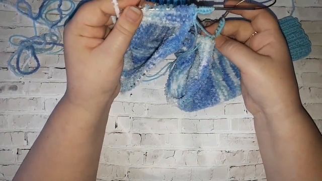 Мастер класс  комбинезона "Морская пена"// плюшевый//ализе софти//