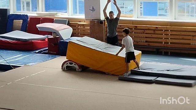 Булат на спортивной гимнастике, тренер Матвей Дмитриевич Лансков, 28.09.2024