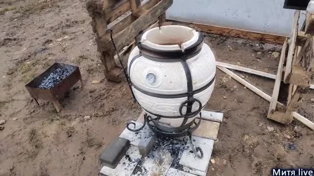 Тандыр Амфора Есаул. Как правильно разжигать. Плюсы и минусы тандыра