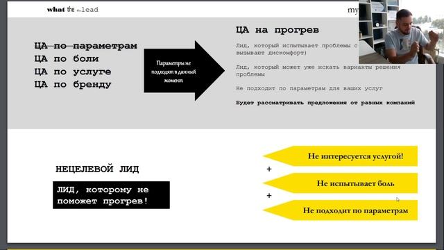 Мастер-класс Лиды по банкротству: ЦА на прогрев (часть 7).