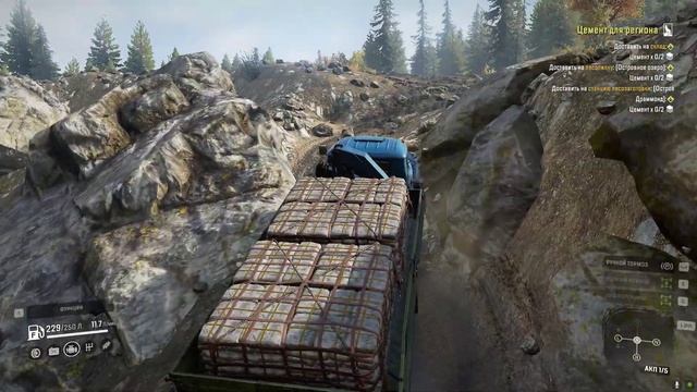 SnowRunner Мичиган. сложный режим, прохождение 21. 28.02.2024