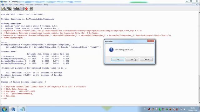bayesglm With R Software And cnsrsig With STATA 18