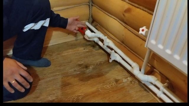 Запуск теплых полов и полотенцесушителя