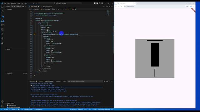 Видео 1 - Рисуем примитивы на Flutter - Container, Column, Row