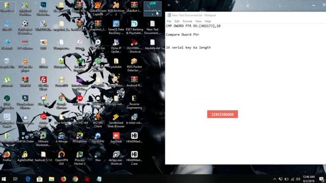 Calculating Serial Length In Ollydbg