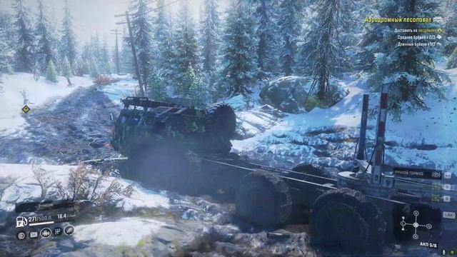 SnowRunner Аляска. сложный режим, прохождение 38. 16.03.2024