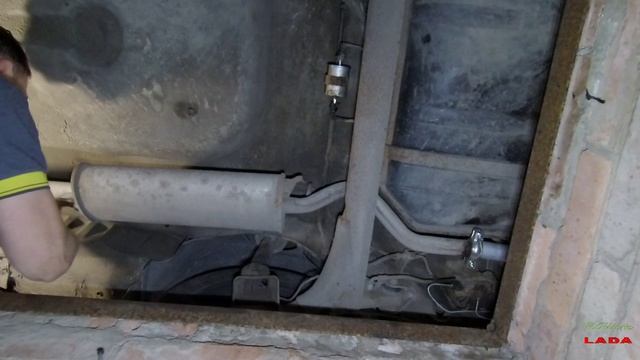Замена резонатора ваз 2111