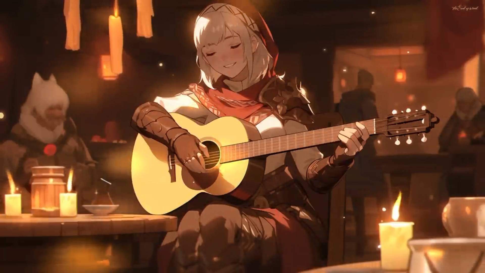 Бард в фэнтезийной таверне - Успокаивающая средневековая музыка #1