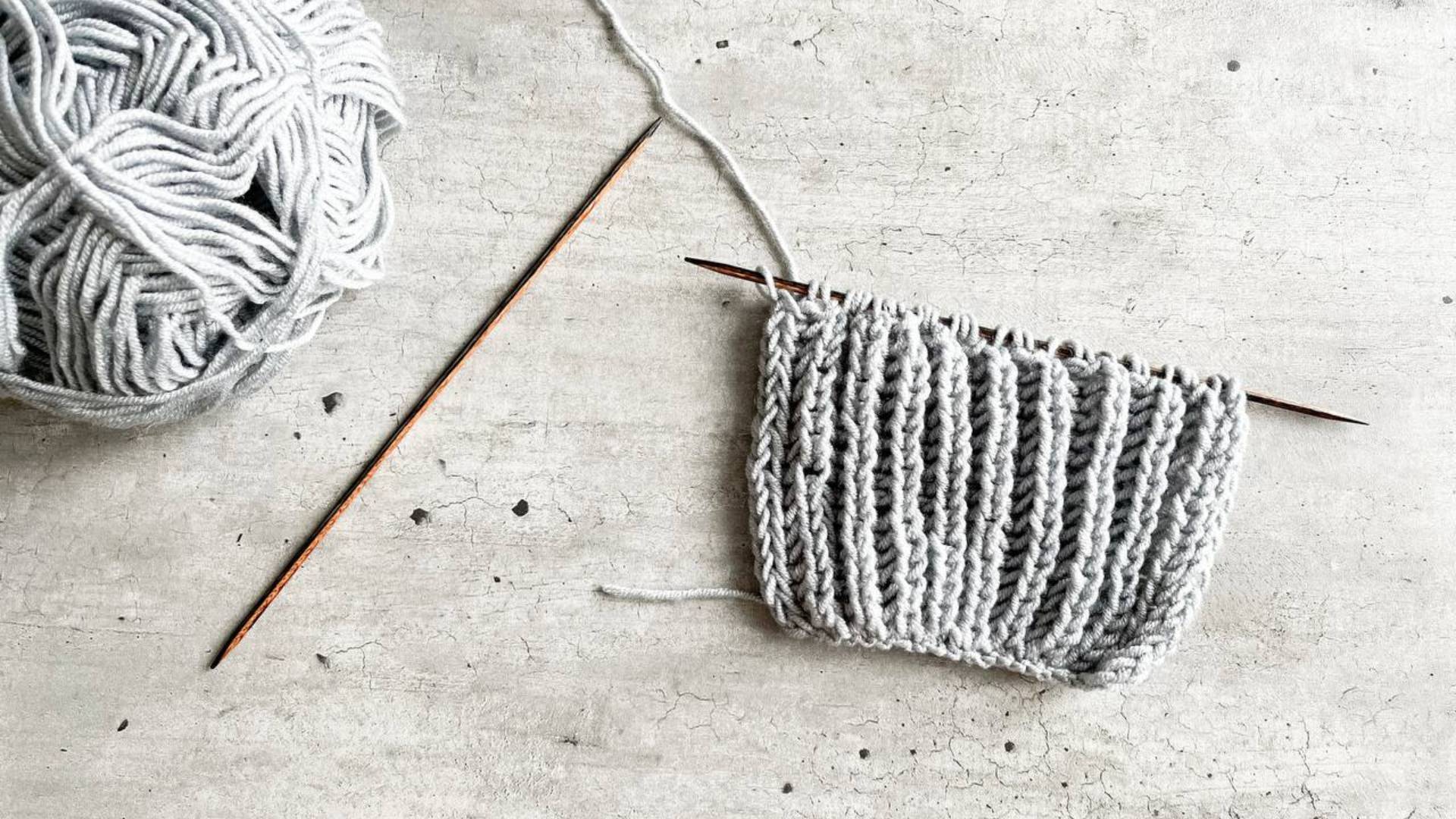 Английская резинка спицами. Шарф английской резинкой спицами