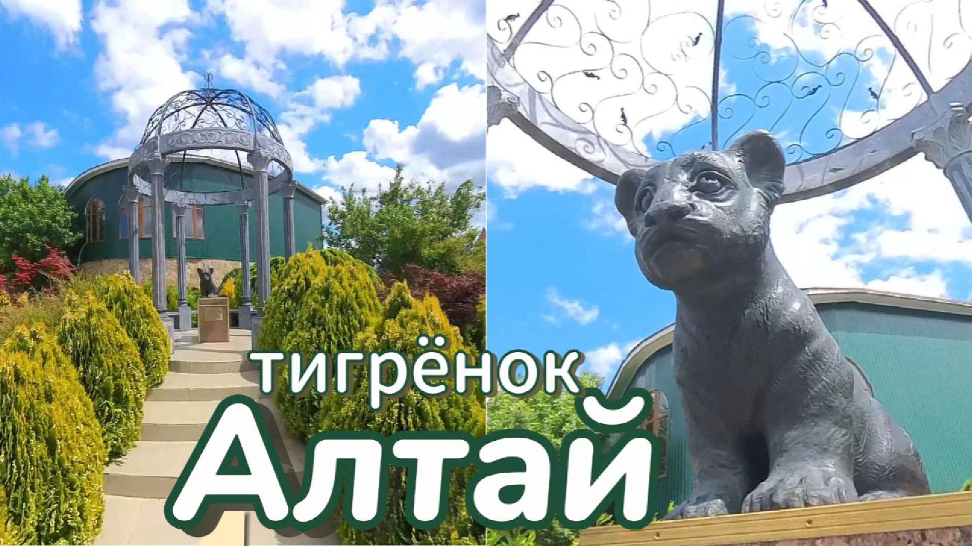 Памятник Тигренку Алтаю в Тайгане