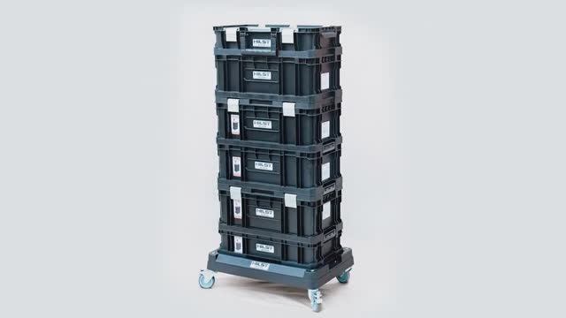 Ящики для инструментов для строителей и монтажных бригад  Модульная система HILST Box System Indoor