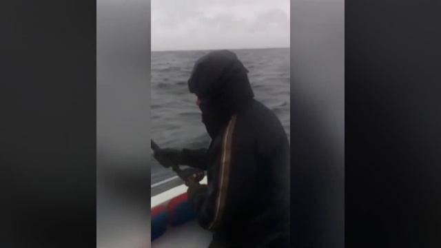 Ловля трески в Баренцевом море. Cod fishing in the Barents Sea