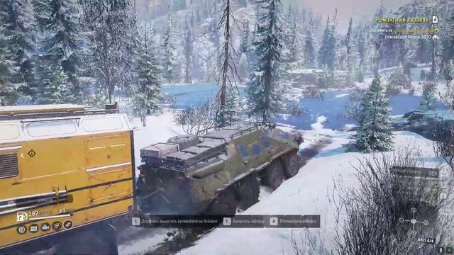 SnowRunner Аляска. сложный режим, прохождение 28. 6.03.2024