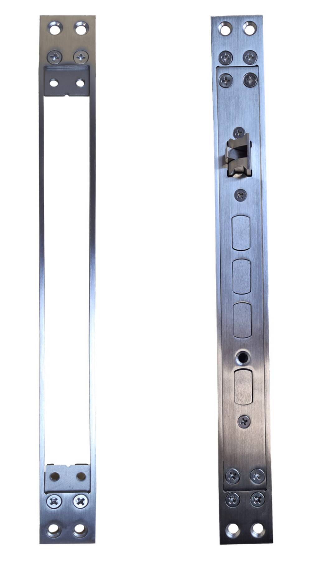 Увеличение торцевой планки врезного корпуса электронного замка, Mortise 24x240, до 30x300  мм