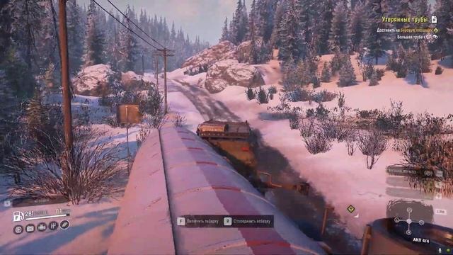 SnowRunner Аляска. сложный режим, прохождение 26. 4.03.2024