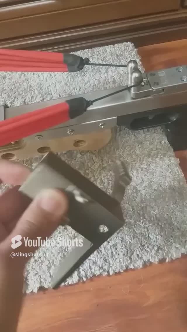 Как подготовить рогатку для скольжения по профелю.