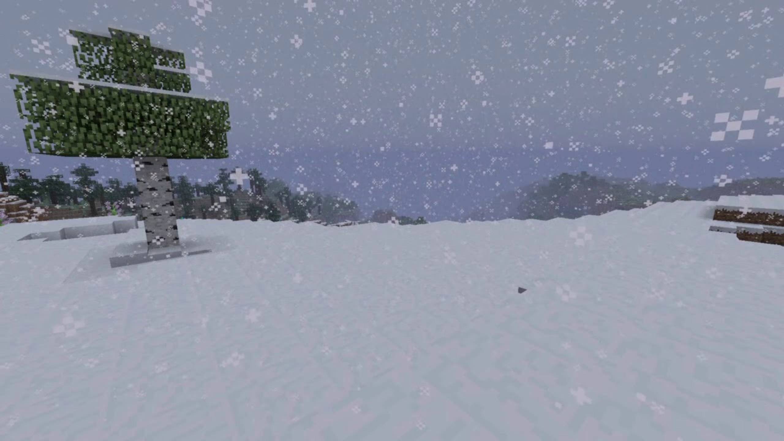 🌨 ❄️ Minecraft Relaxing Snow Storm Ambience w⧸vanilla music (10 Hours) ❄️ 🌨