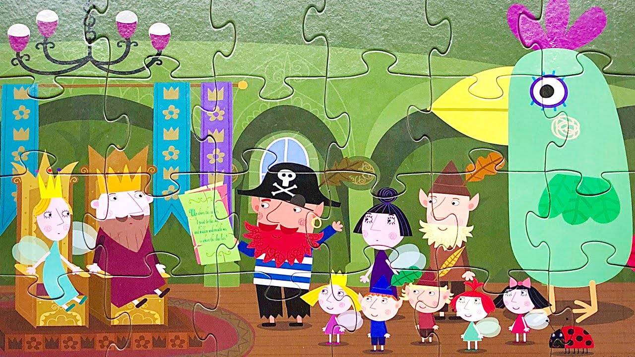 Пазл Бен и Холли Пираты - собираем пазлы для детей _ Polinka-Vitaminka