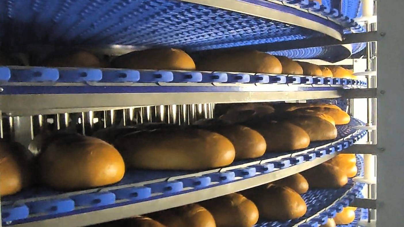 Транспортирование и охлаждение батонов