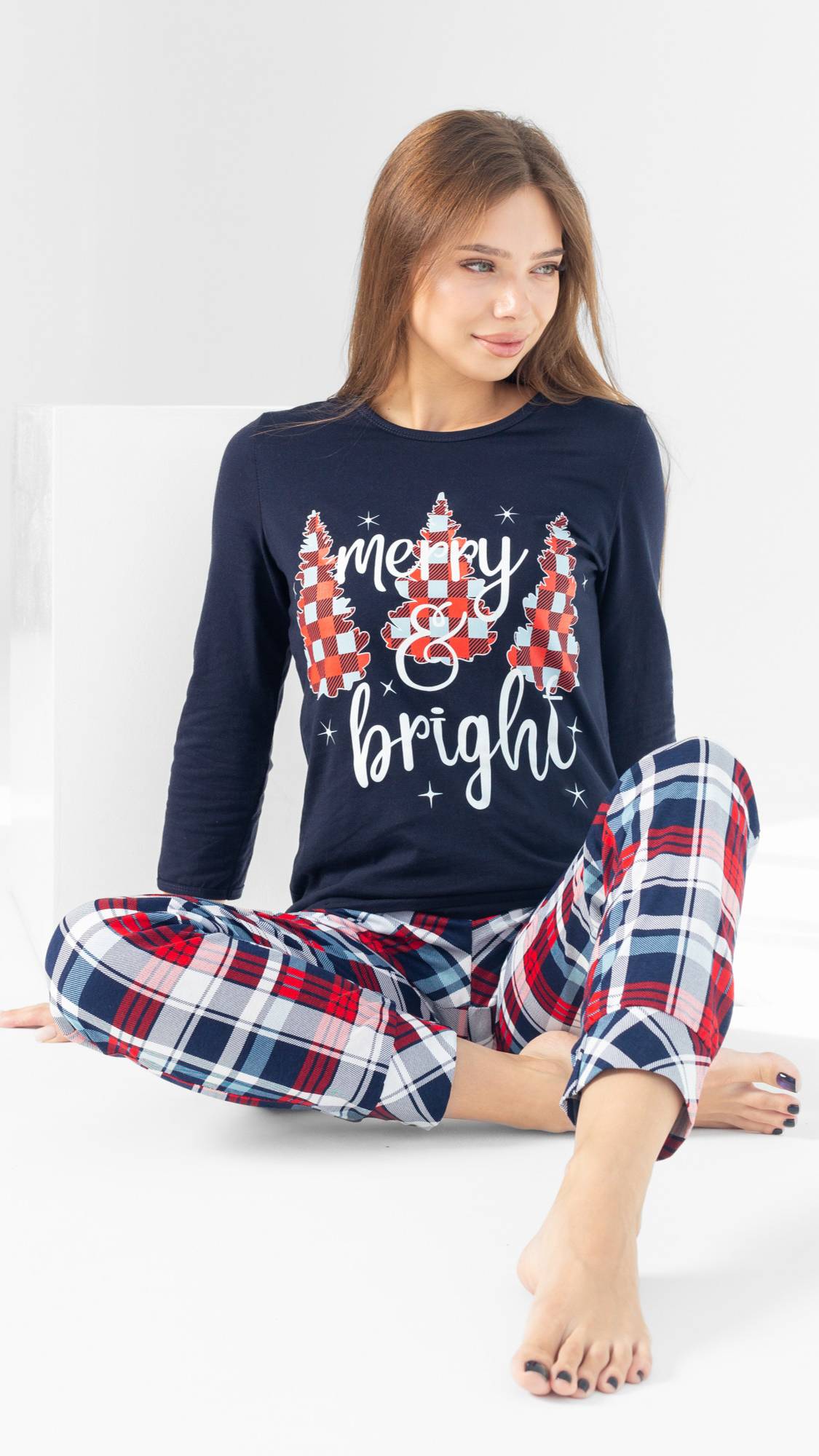 Пижама новогодняя  женская 2025! новогодняя фотосессия в пижамах! Семейная фотосессия