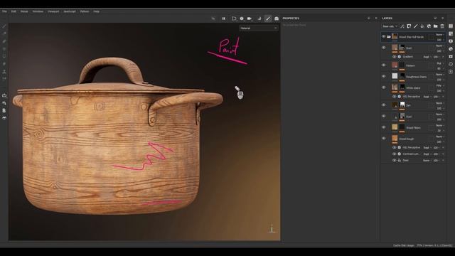 18. Smart Material Smart Mask. SUBSTANCE PAINTER MASTER Course by Milad Kambari