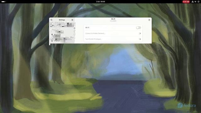 GNU/Linux Fedora 40.