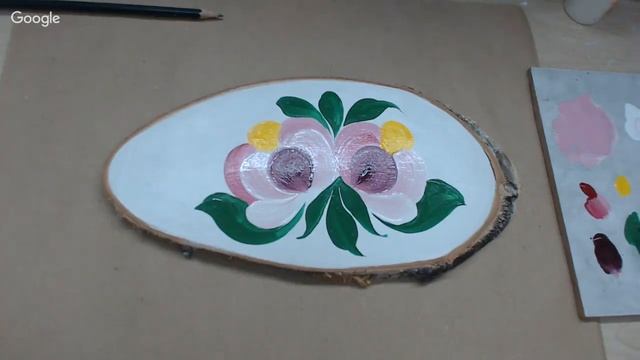 Волховская роспись  Минутки вдохновения с Зинаидой Голубевой