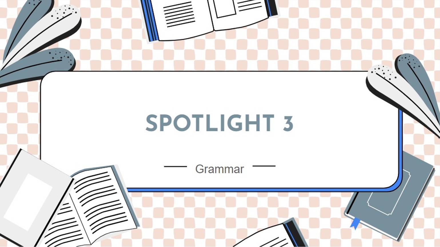 Spotlight 3 Порядок слов