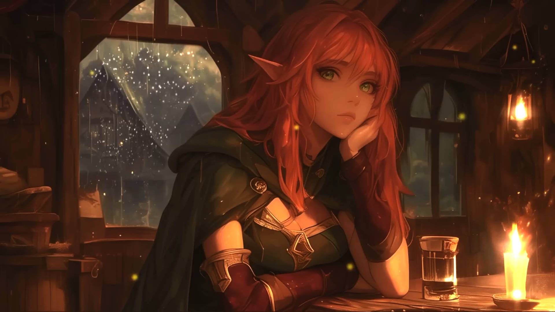 Вечерний отдых в зимней таверне  - Успокаивающая средневековая музыка #5