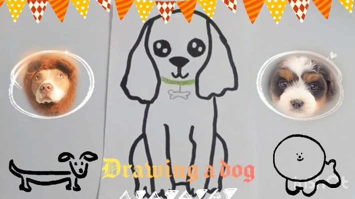 Как нарисовать собаку 🐶🦮