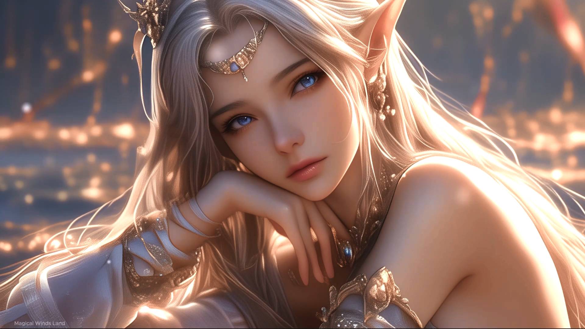 Уютный вечер в эльфийской столице - Успокаивающая средневековая музыка #8