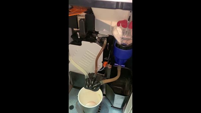 Бариста Промывка миксера и кофеузла через меню автомата