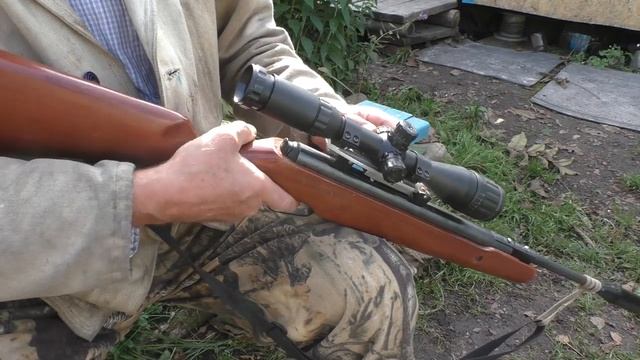 Испытание плавающего прицела на ППП винтовке