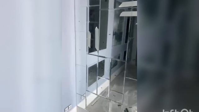 Зеркальное панно под размер