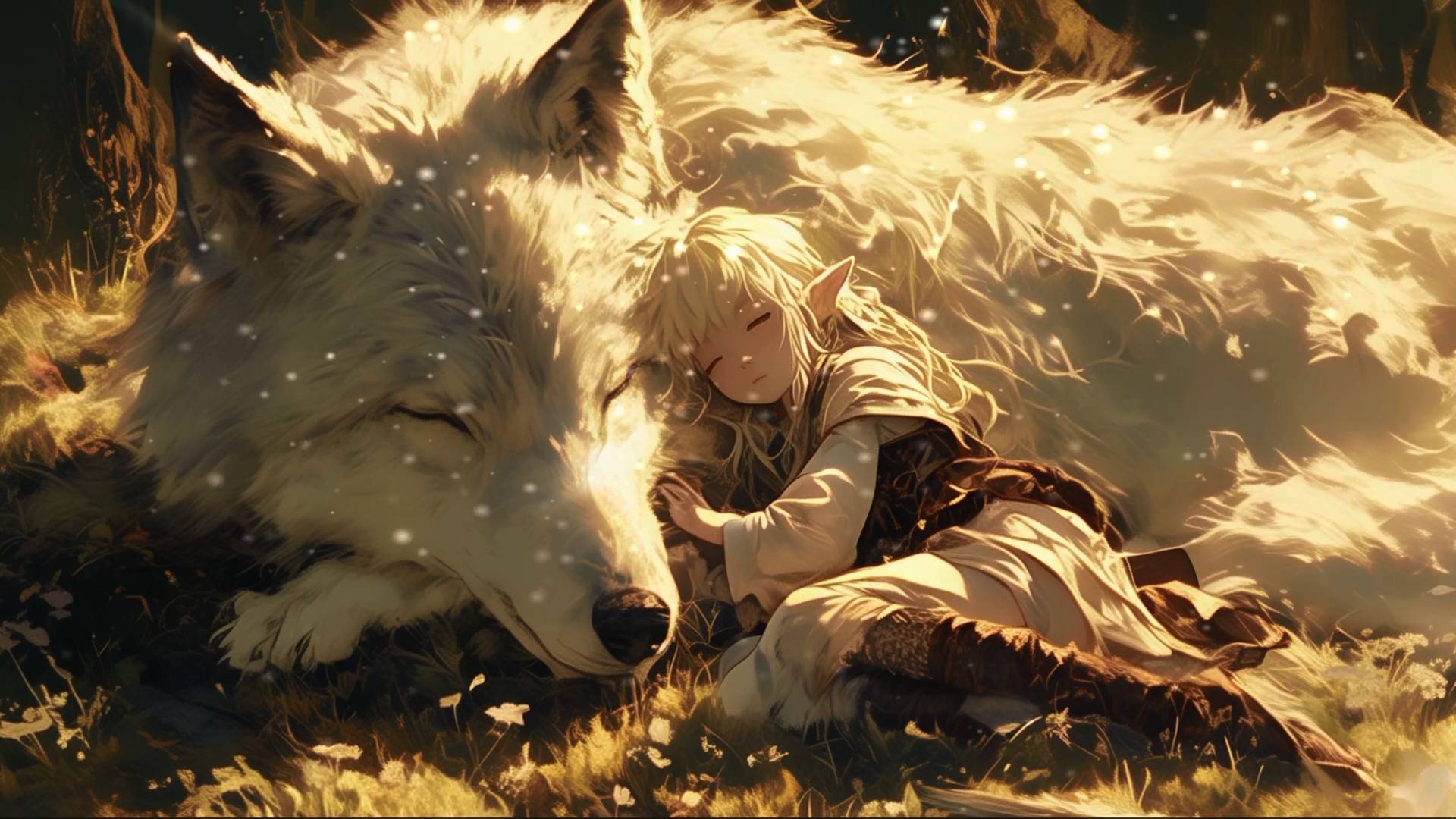 Сонный вечер в осеннем лесу - Успокаивающая средневековая музыка #7