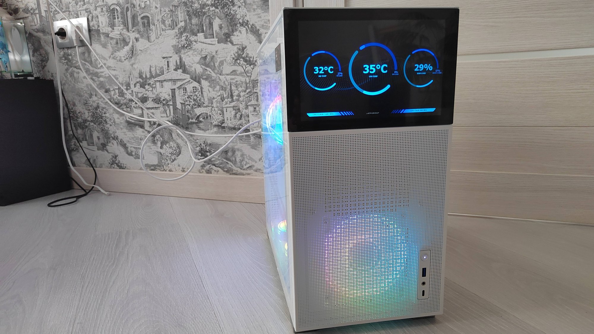 Игровой ПК B760M aorus+i5-14600К+32Гб+4070 Super