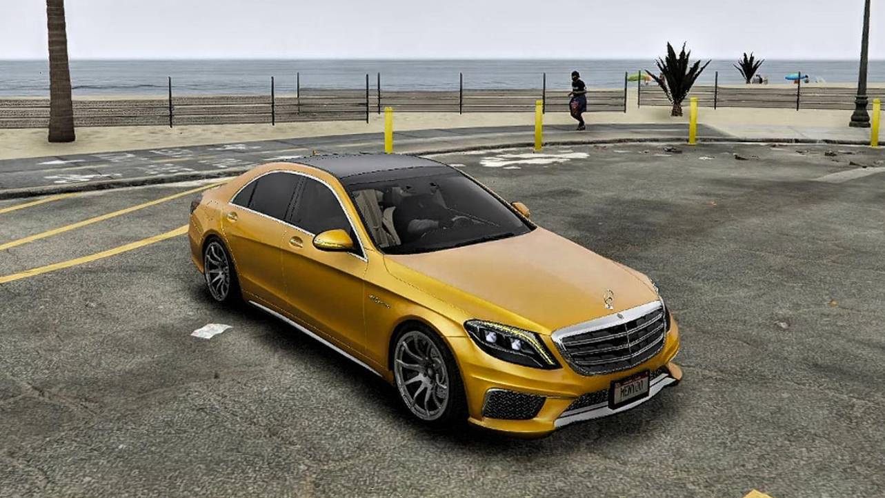 GTA 5 MERCEDES global mod natural vision evolved в 2024