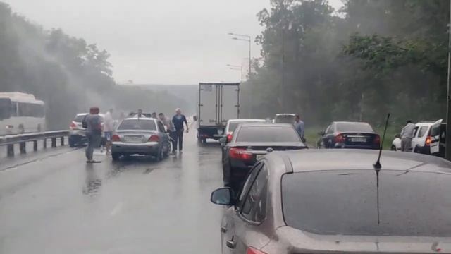 Авария 20 июня 2022 .Волжское шоссе .Самара.