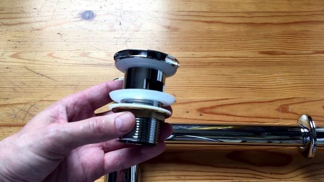 Сборка металлического сифона СХ-403 для умывальника.