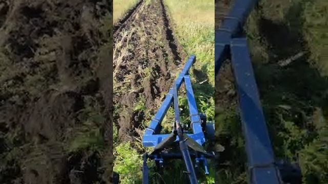 Плуг усиленный ПЛН-4.20У, в работе на тракторе 50 л.с. для заказа 89892954395